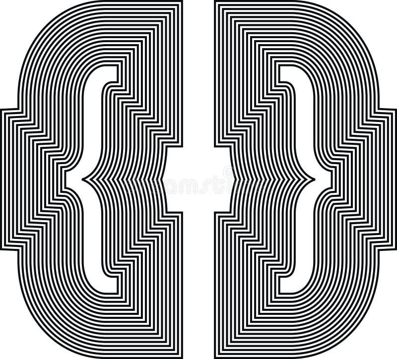 Font Symbol Line Logo Icon Design Stock Vector - Illustration of icon ...