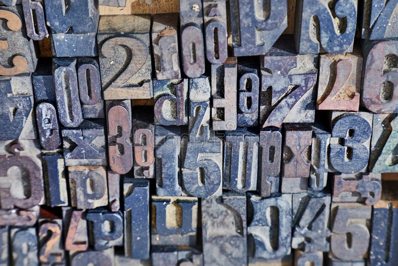 Font Printing Blocks stock image. Image of print, antique - 103357961