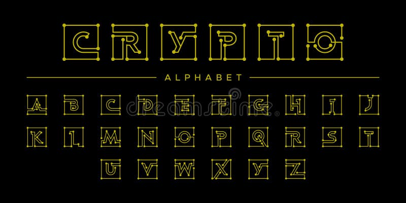 Crypto Font Stock Illustrations – 4,043 Crypto Font Stock Illustrations ...