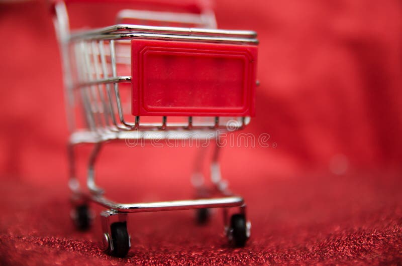 Font View of Shopping Cart ,shopping Concept Stock Photo - Image of ...