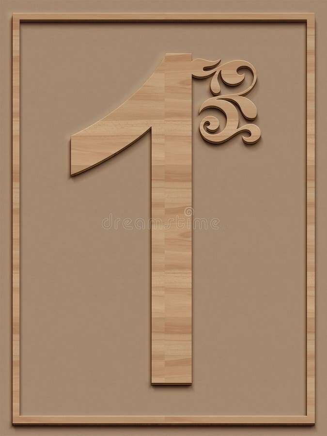 Font, Wood, Number, Angle Picture. Image: 134700899
