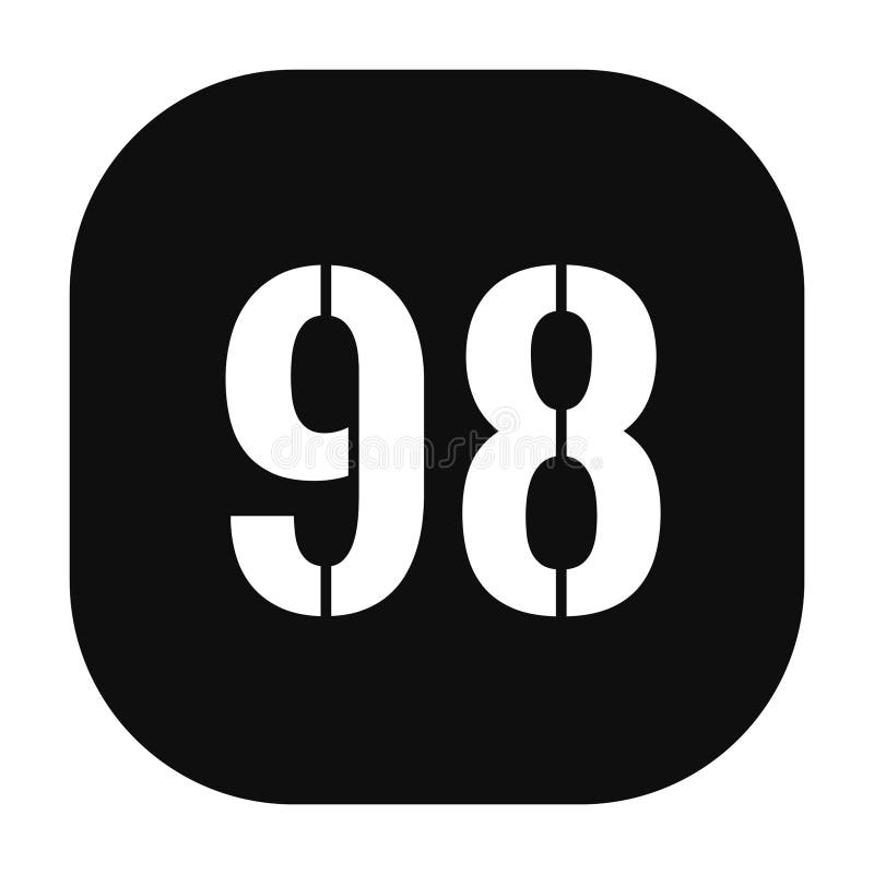 Number 98 Stock Illustrations – 592 Number 98 Stock Illustrations ...