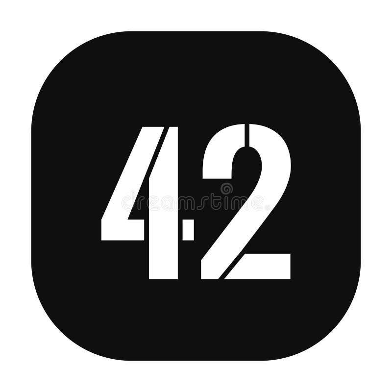 42 Logo Stock Illustrations – 1,270 42 Logo Stock Illustrations ...