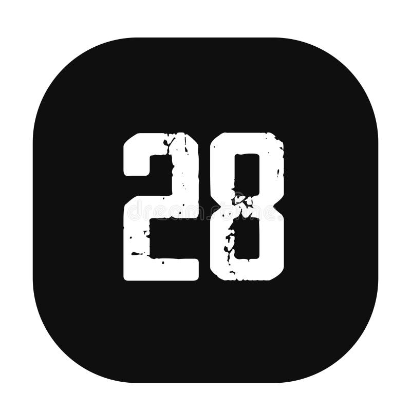 Numeral 28 Stock Illustrations – 111 Numeral 28 Stock Illustrations ...