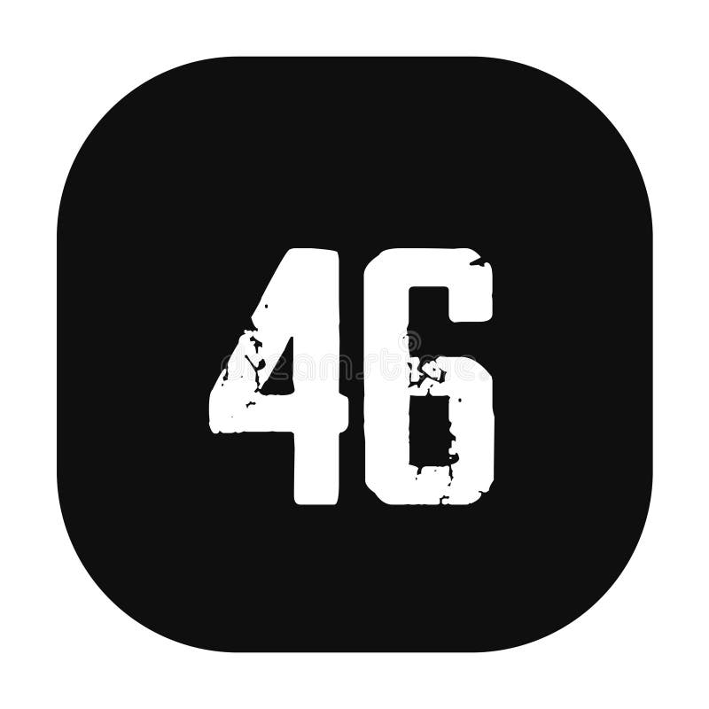 Numeral 46 Stock Illustrations – 89 Numeral 46 Stock Illustrations ...