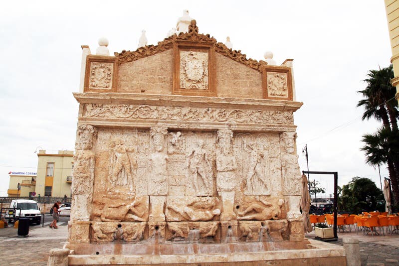 Fonte antiga foto editorial. Imagem de turismo, arte - 30155651