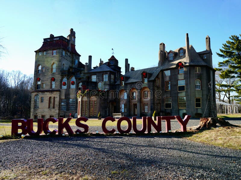 Fonthill Castle in Bucks County, Pennsylvania Editorial Image - Image ...