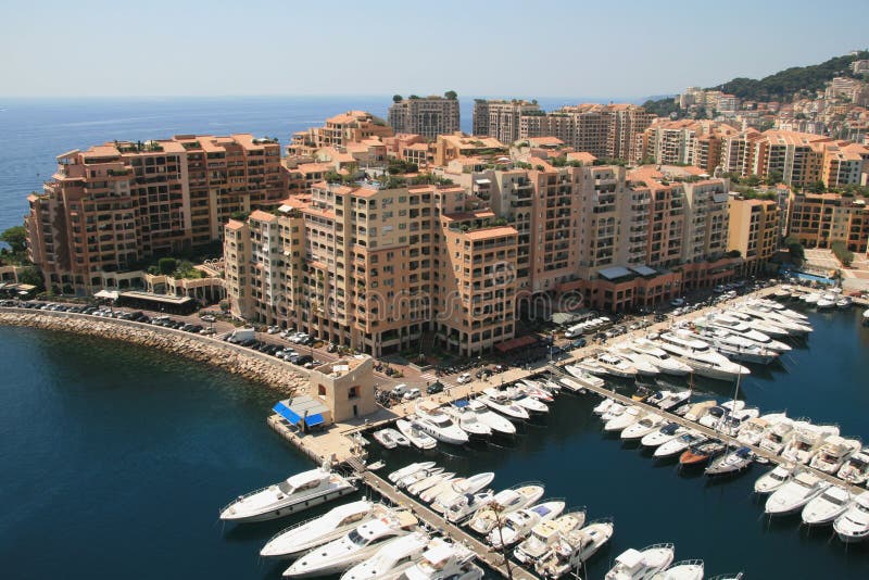 Fontvieille, Monaco stock photo. Image of harbor, monaco - 11052414