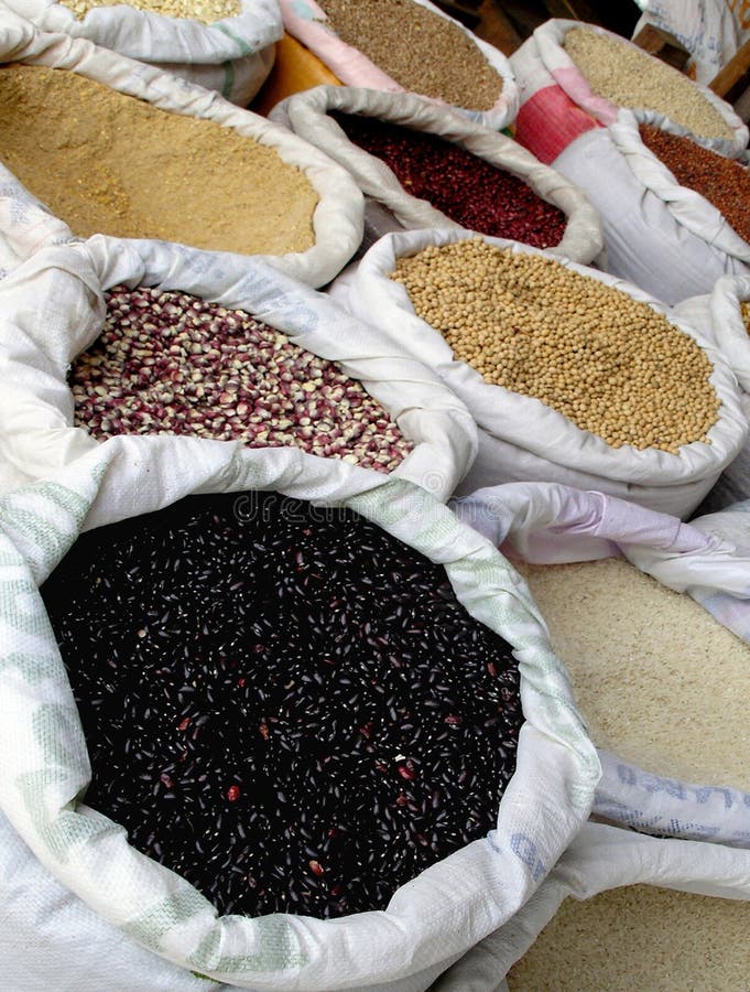 Food stock photo. Image of food, bags, grain, market, drygoods - 1331268