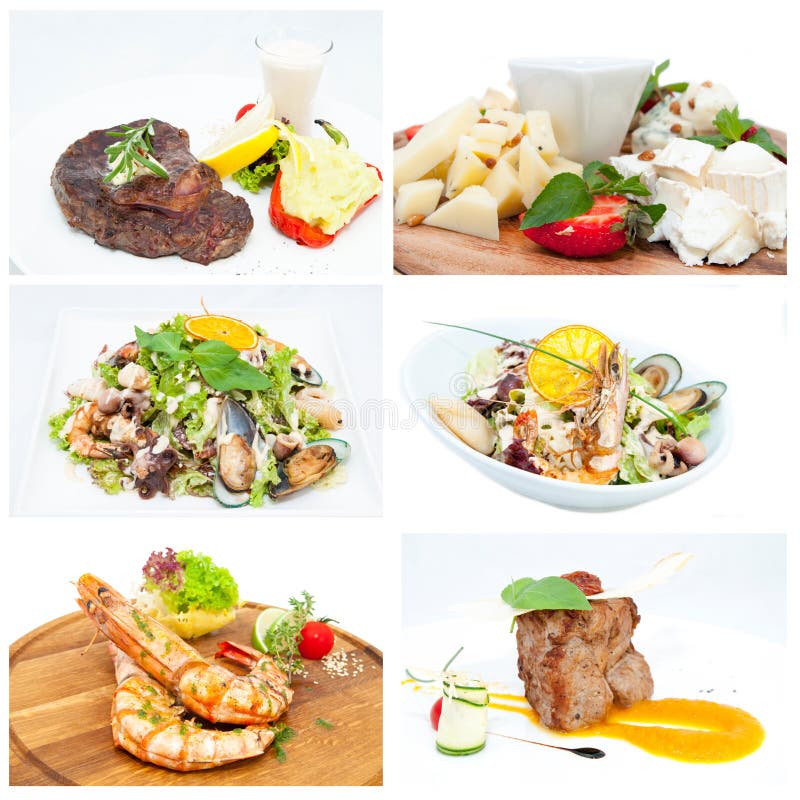 Food, Set out dishes of