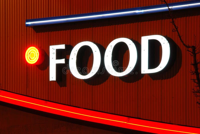 Food Court Sign stock photo. Image of board, airport - 24922944