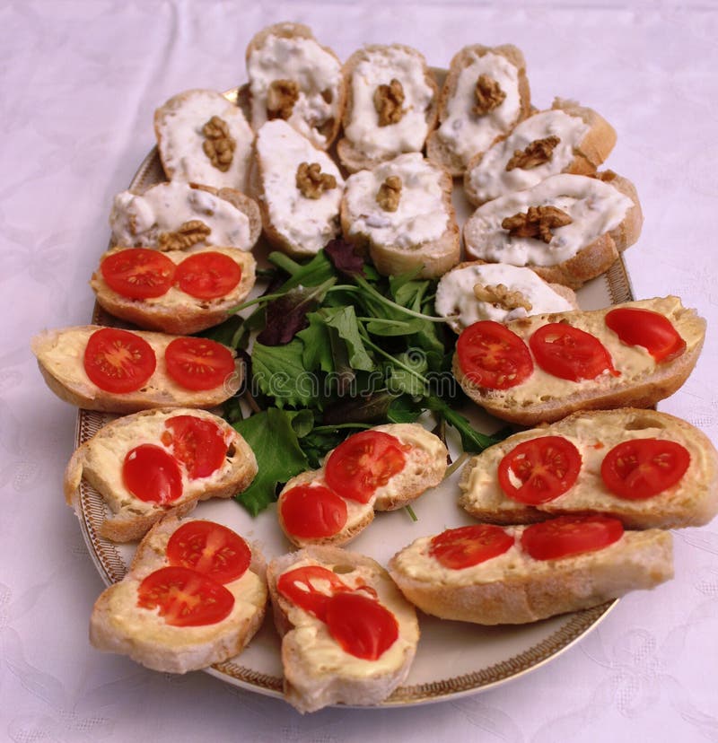 Food stock photo. Image of meats, snacks, garnish, appetizer - 28483406