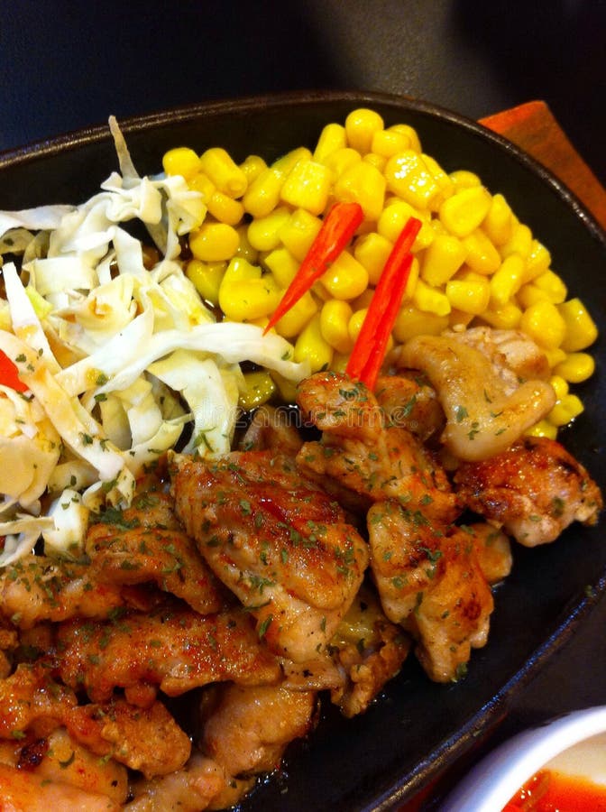 Food stock image. Image of food, stake, hotplate, dish - 55730587