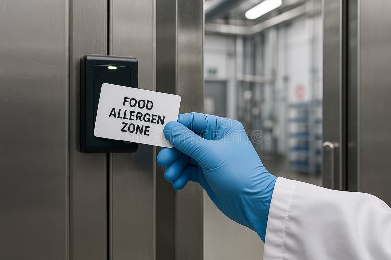 FOOD ALLERGEN Zone Access Control Using Identification Card and Secure ...