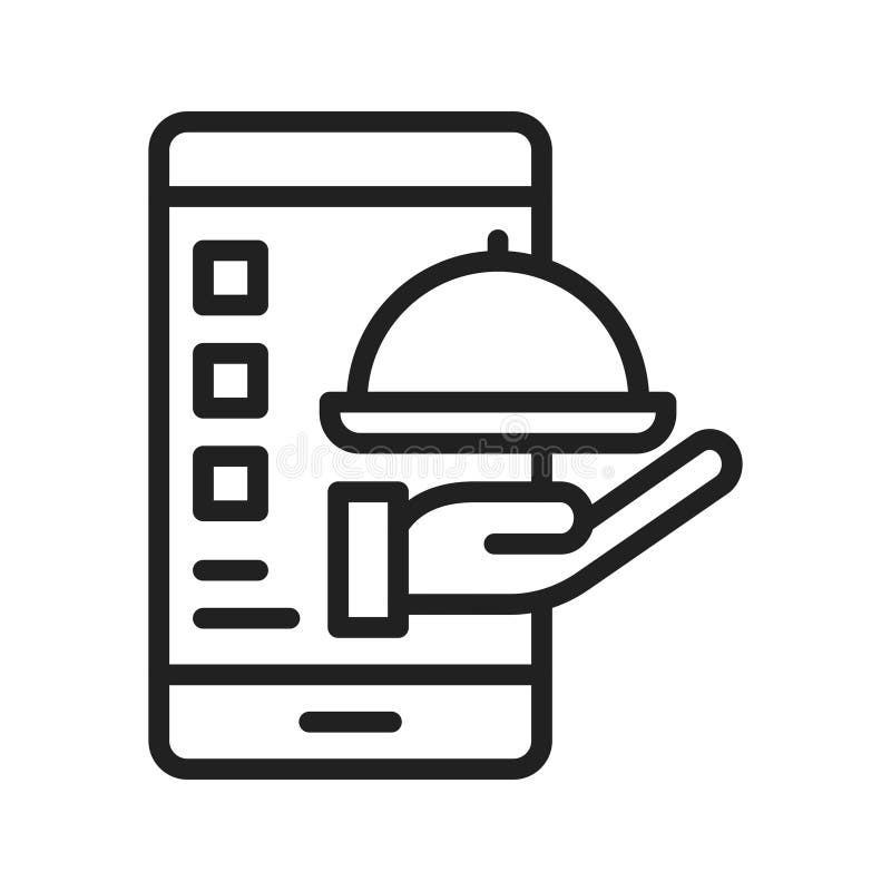 Food App Icon Vector Image. Stock Vector - Illustration of icon, meal ...