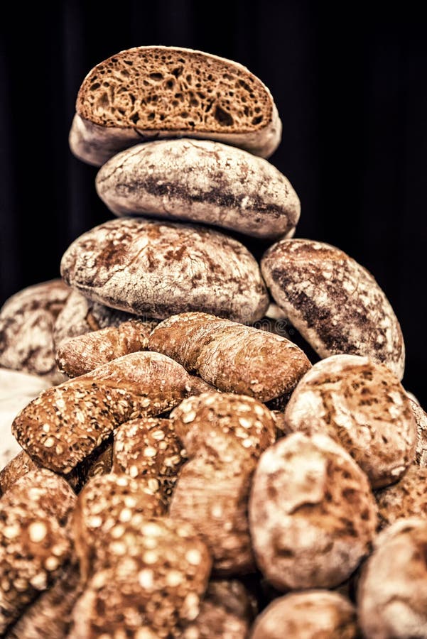 Bread tower stock photo. Image of full, crusty, everyday - 9590150