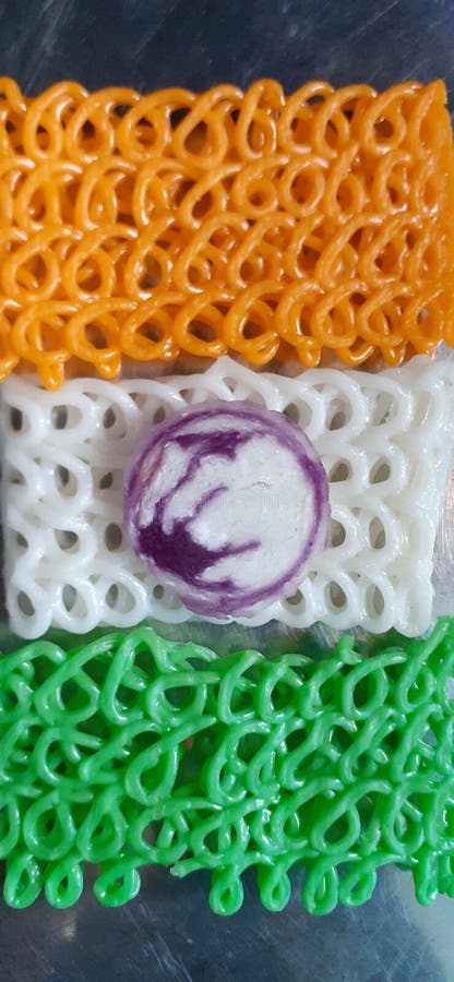 Food Art Tri Color Snack Food Stock Image - Image of food, baking ...