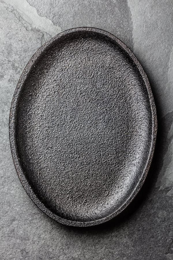 Empty Cast Iron Pot Top View, Isolated on White Background Stock Image ...