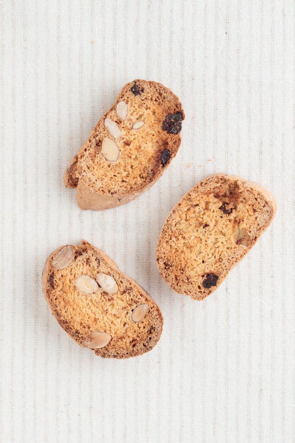 Food Background Freshly Baked Italian Cookies Biscotti or Cantuccini ...