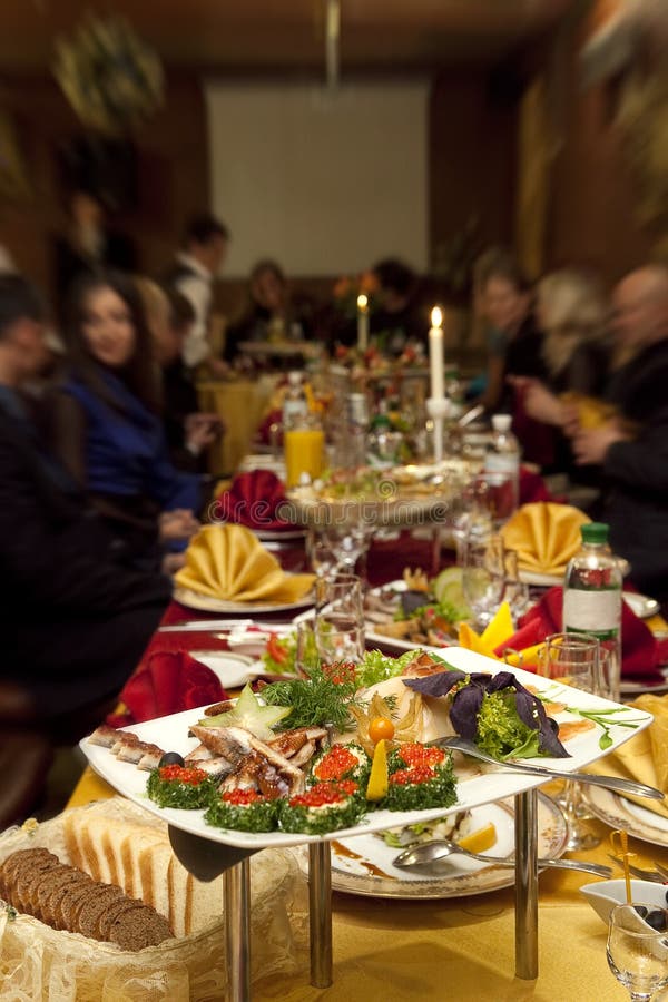 Food at banquet table stock image. Image of banquet, arranging - 14054543