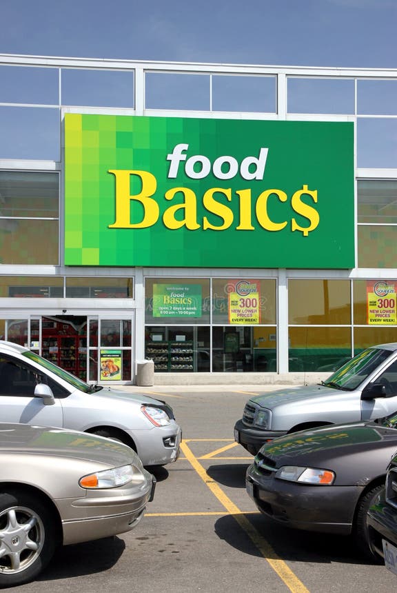 Food Basics editorial stock photo. Image of automobile - 19195583