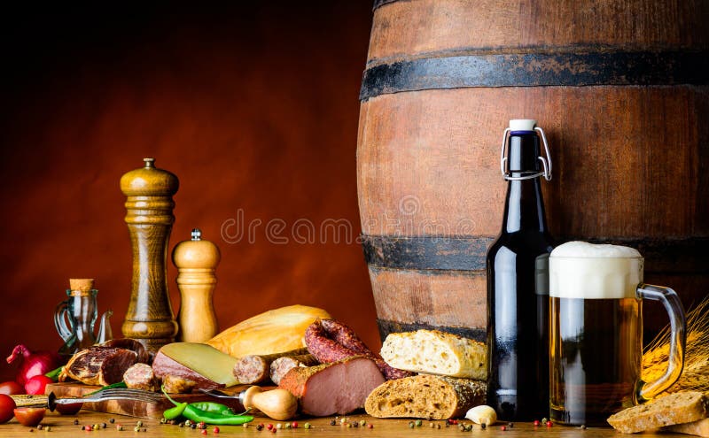 Rustic food and wine stock photo. Image of life, traditional - 22903650