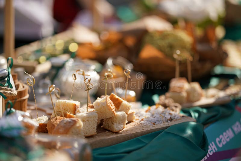 Food and Beverage in Social Meetings and Events Stock Image - Image of ...