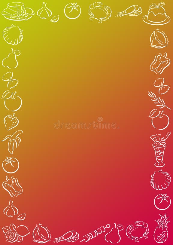 Healthy Food Borders Stock Illustrations – 877 Healthy Food Borders ...