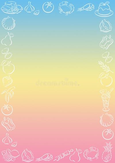 Healthy Food Borders Stock Illustrations – 877 Healthy Food Borders ...