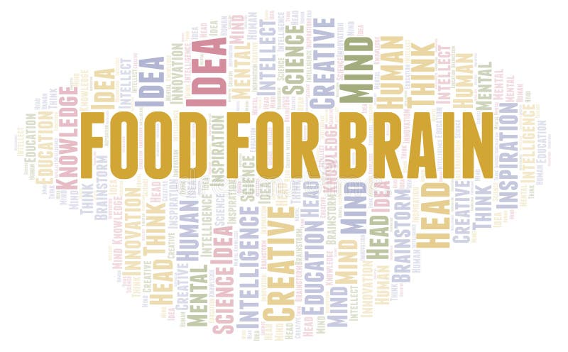 Creative Food Word Cloud, Made with Text only. Stock Illustration ...