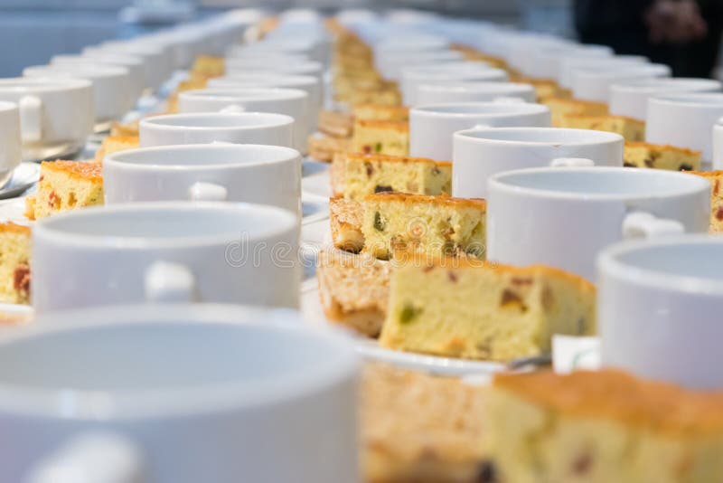 Food Breakfast during the Meeting Stock Photo - Image of corporate ...
