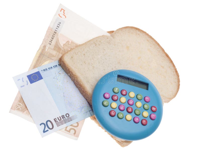 Food Budget stock image. Image of empty, accounting, compute - 17946679