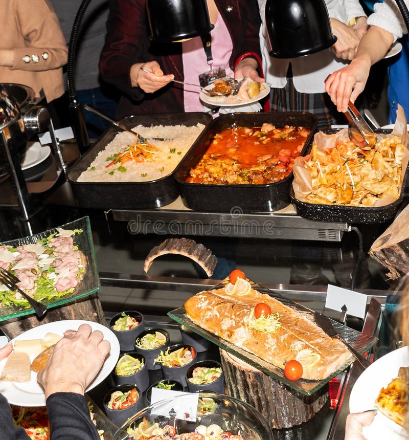 Food Buffet Catering Dining Eating Party Sharing Concept Stock Photo ...