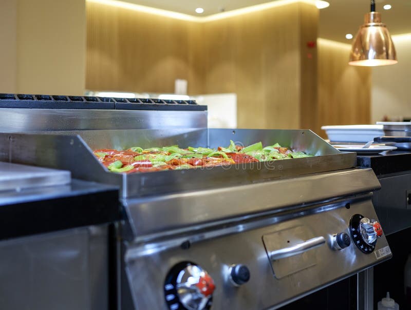 Food at Buffet in Hotel Restaurant 5 Stock Image - Image of fryer ...