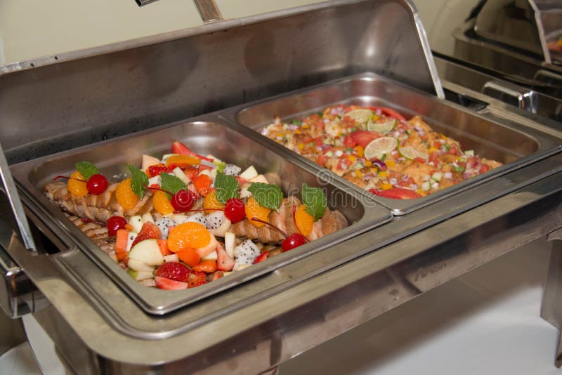 The Food Buffet in Restaurant Stock Photo - Image of indian, chinese ...