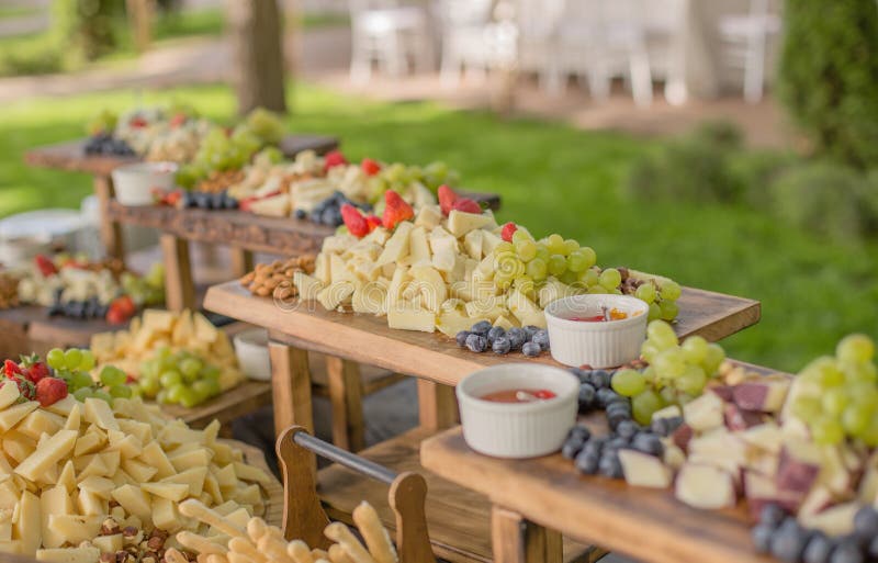 Buffet Snack Appetizers Top View Stock Photo - Image of deli, cuisine ...
