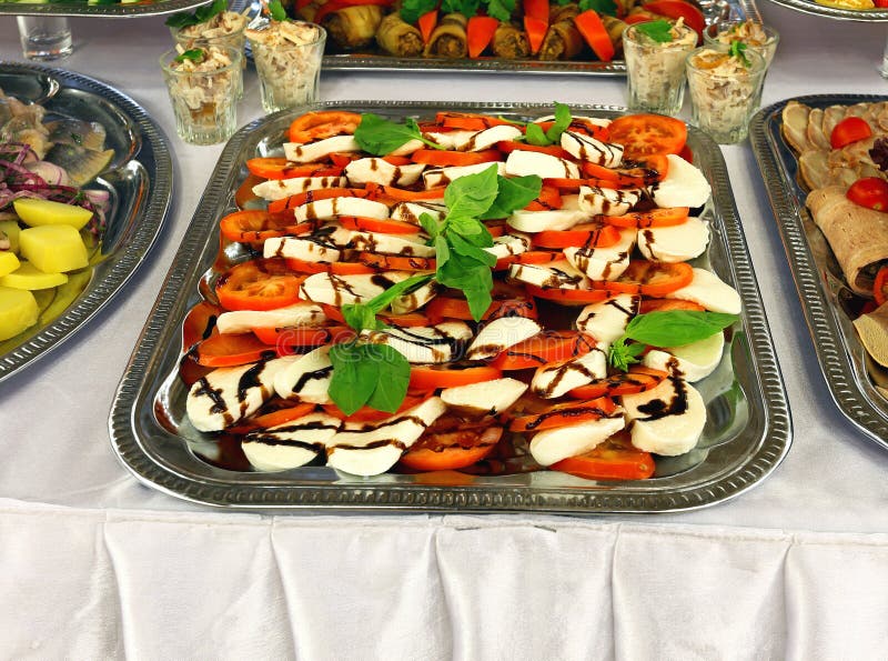 Food for buffet stock photo. Image of dinner, foliage - 84790658