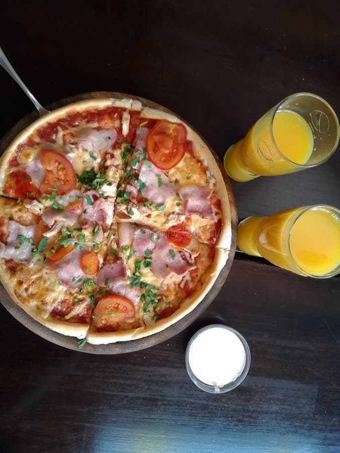 Food cafe stock photo. Image of sayce, food, juice, pizza - 80337800