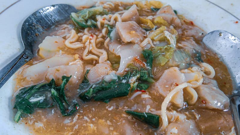 This Food is Called Seblak and Comes from Indonesia Stock Photo - Image ...