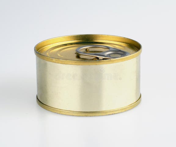 Food Can without Label Isolated Stock Image - Image of simple, meal ...