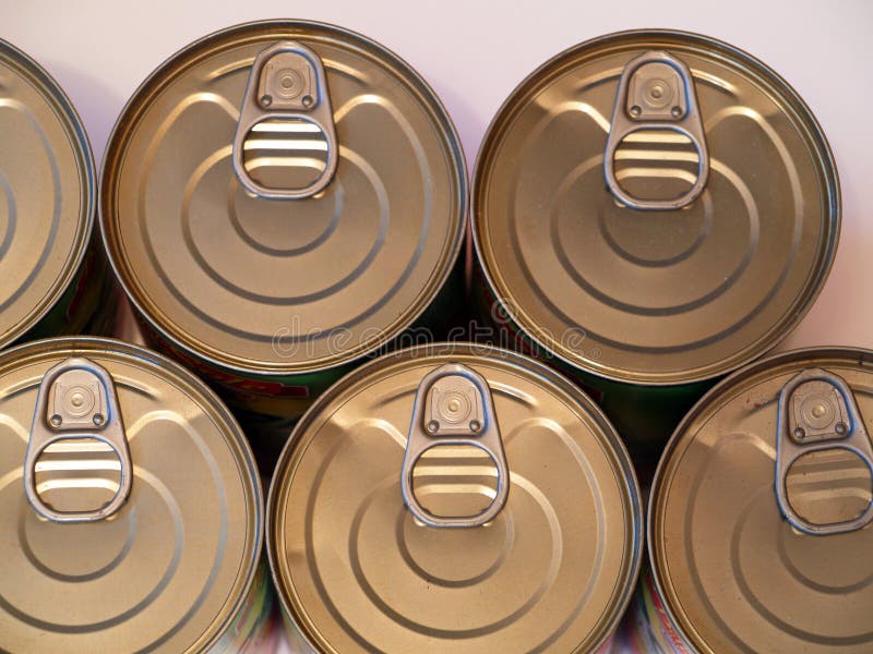 Food cans for charity stock photo. Image of donation, commerce - 1483156