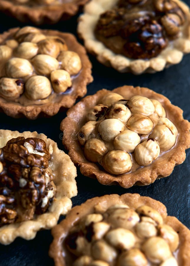 Food Catering, Set of Nut Cupcakes Stock Photo - Image of dining ...