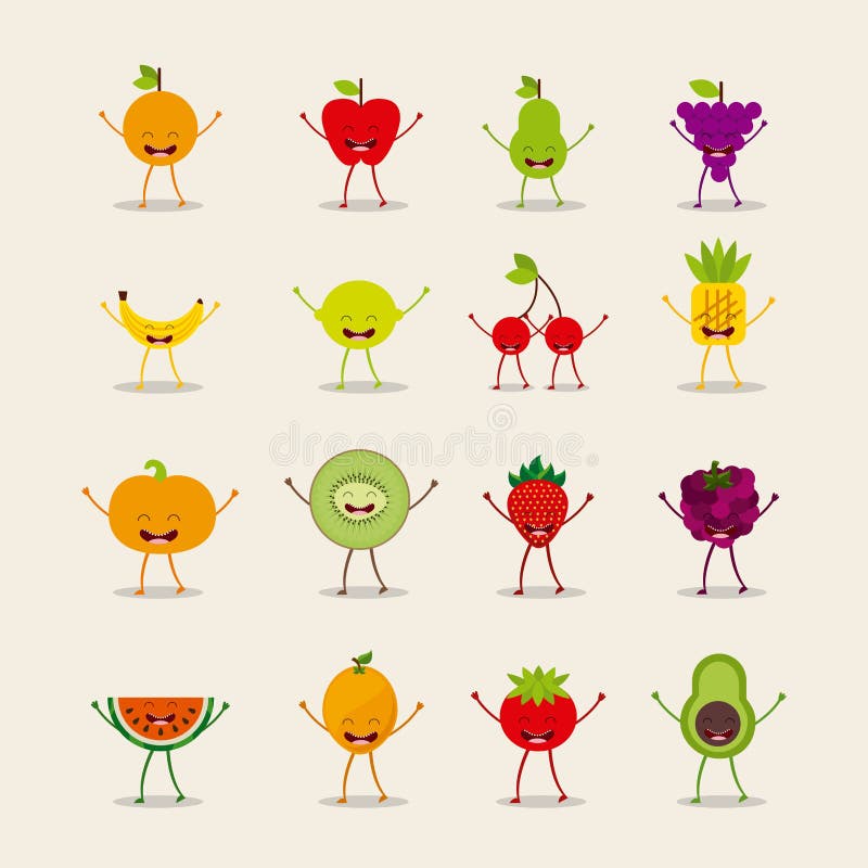 Food character design stock vector. Illustration of characters - 66479162