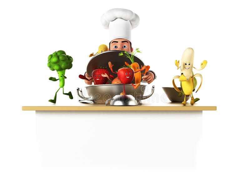 Food Character - Vegetables Stock Illustration - Illustration of onion ...