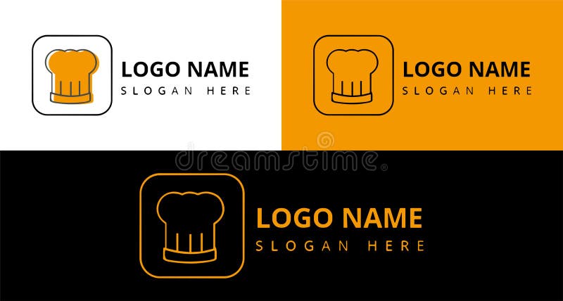 Food Chef Restaurant Logo Design Template. Chef Logo Design Stock ...