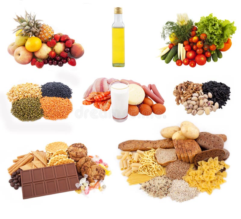 Food collage stock photo. Image of grains, variety, fruit - 15133988