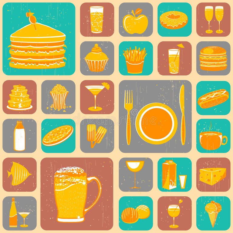 Food Collage Stock Illustrations – 34,231 Food Collage Stock ...