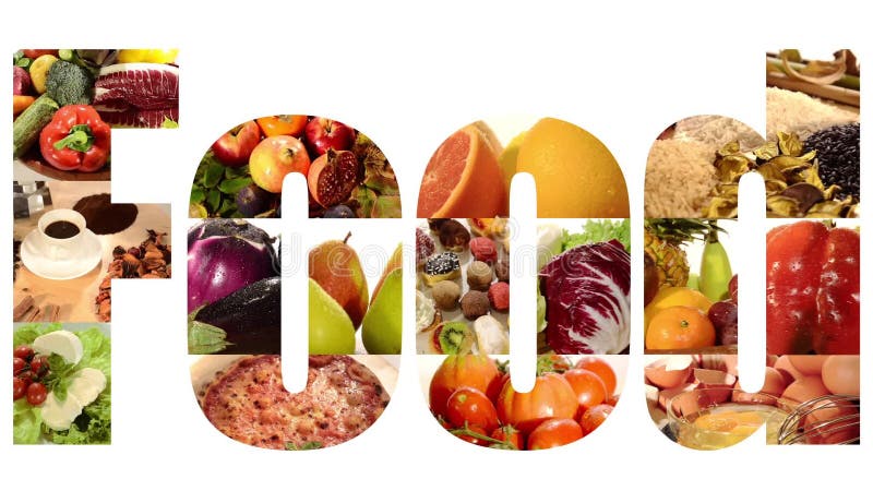 Food collage stock footage. Video of including, cuisine - 48464188