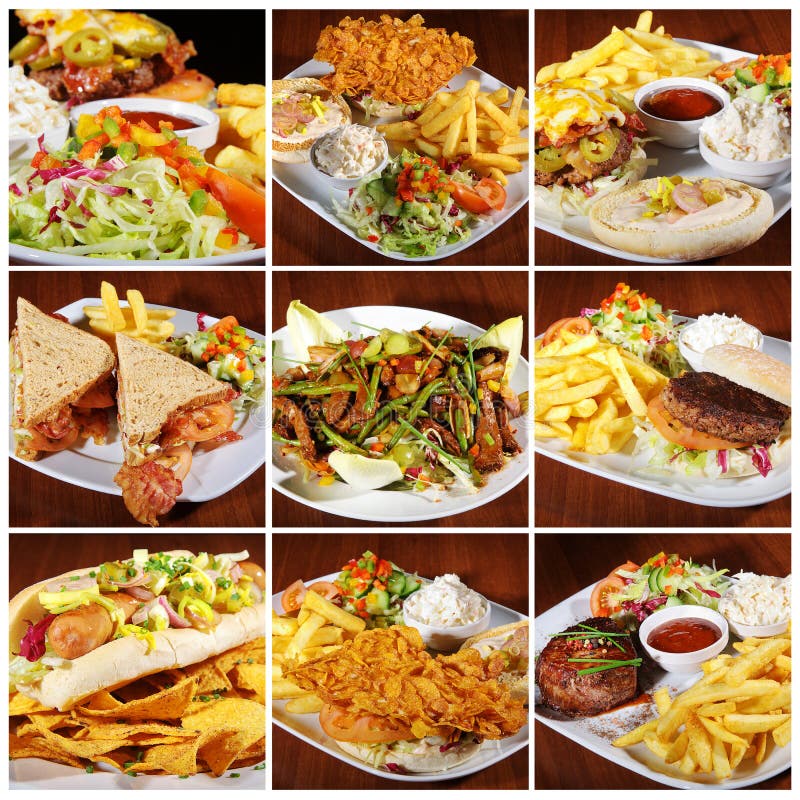 Food collage stock image. Image of healthy, dinner, diat - 38780035
