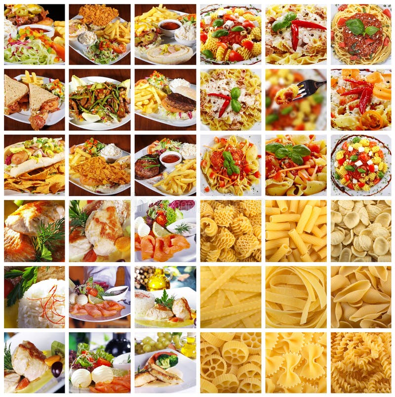 Food collage stock image. Image of beautiful, chicken - 38780095
